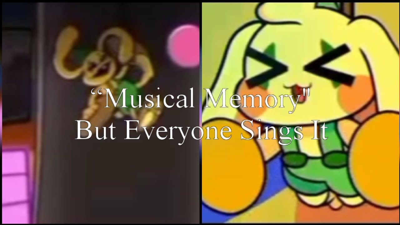 "Musical Memory" But Everyone Sings It (Side-by-side Comparison FNF ...