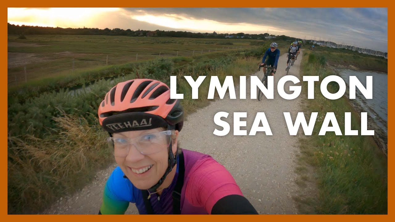 Lymington Sea Wall Road & Gravel Ride | Julie Uses The Magicshine ...