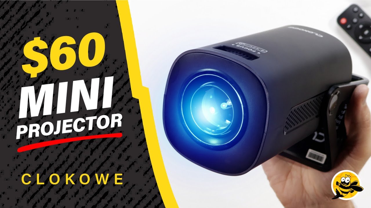 $60 ClokoWe T800 Mini Projector - Is It Worth It? - YouTube