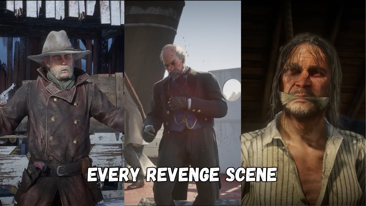 Every Revenge Scene in Red Dead Redemption 2 - YouTube