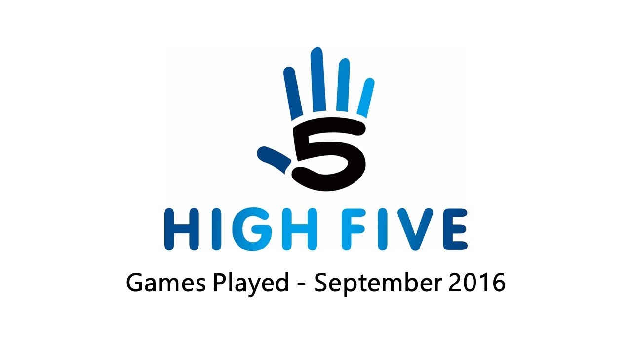 High 5 Board Games Played September 2016 - YouTube