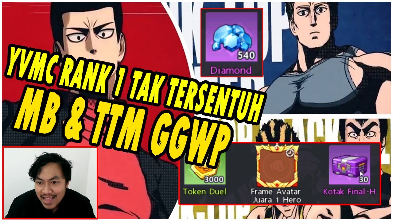 🔥🔥CLAIM 500DIAMOND! YVMC RANK 1 HERO TYDACK TERSENTUH DI SERVERNYA ...