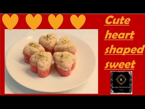 Unique recipe of sweet- surprise everyone with this cute heart shaped ...