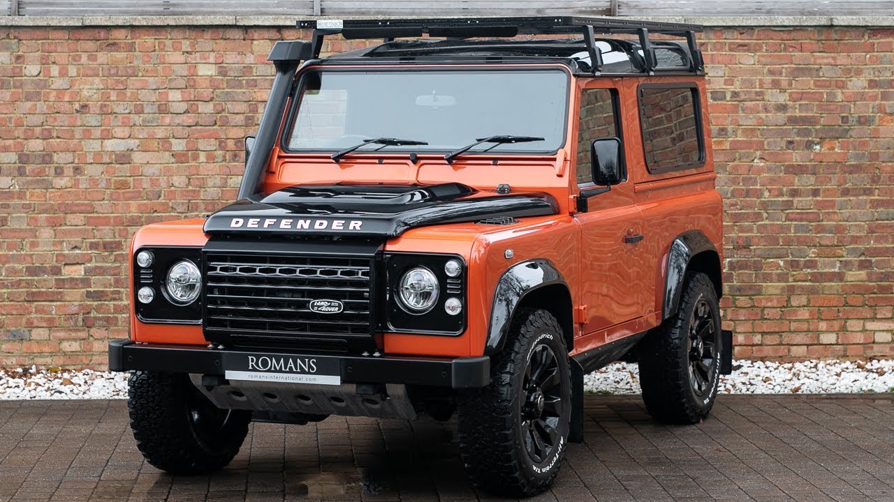 2016 Land Rover Defender 90 Adventure - Phoenix Orange - Walkaround ...