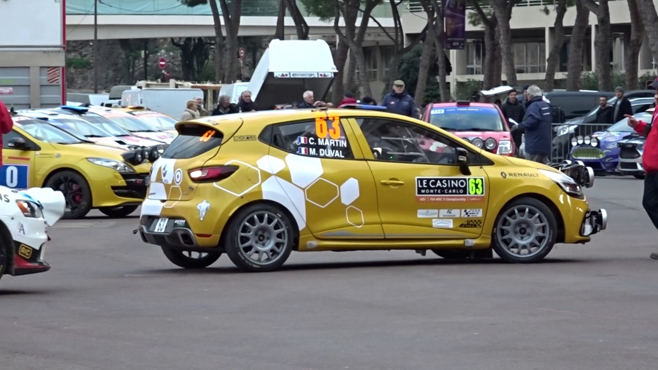 Rally MC 2017 - 208 n° 110 & 105 - Clio n°63 - C2 n°114 - YouTube