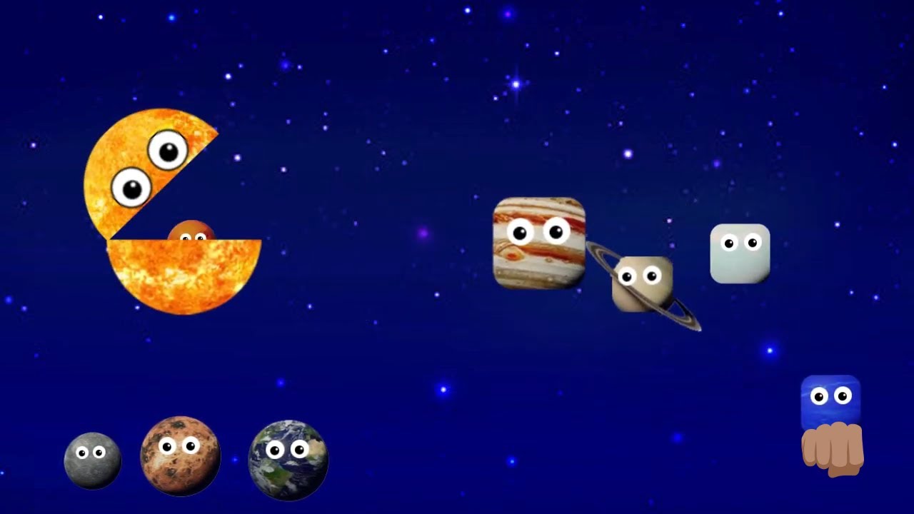 Hungry sun and funny planet - YouTube