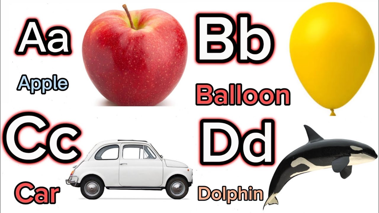 a for apple | b for balloons | Learn ABC | ABC for kid | Learn English ...