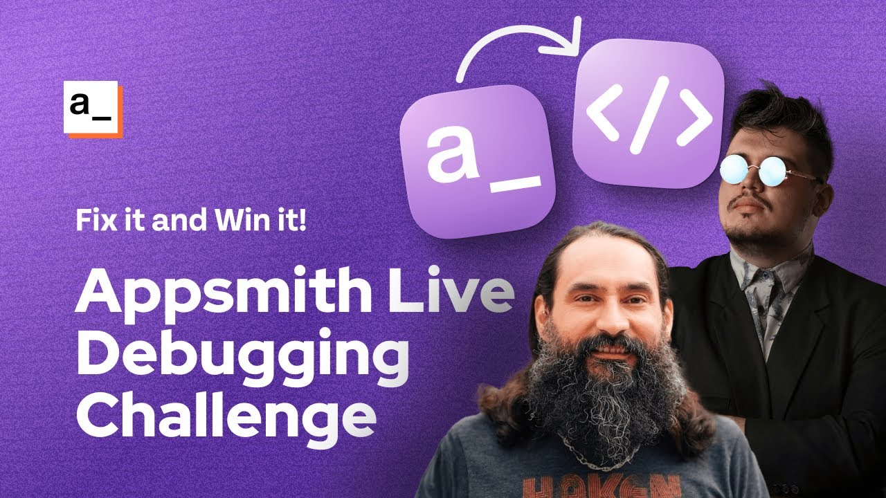 Appsmith Live Debugging Challenge: Fix it and Win it! - YouTube