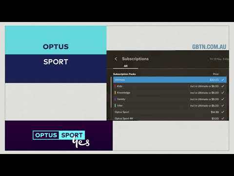 Optus sport 4K on fetch tv - YouTube