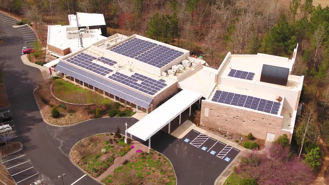 United Church of Chapel Hill 83kW Solar Project - YouTube