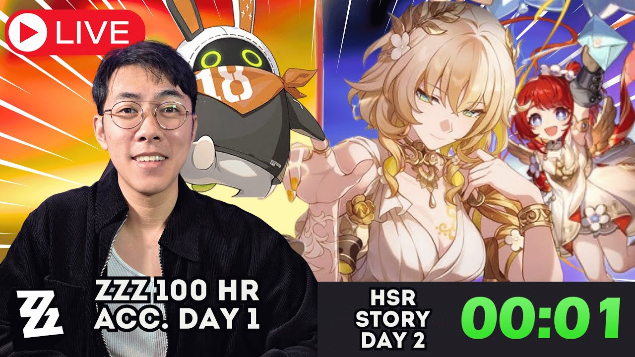JOIN STREAM TO PLAY ON THE 100 HR ZZZ ACCOUNT ️ SPEEDRUN HSR STORY 3.0 ...