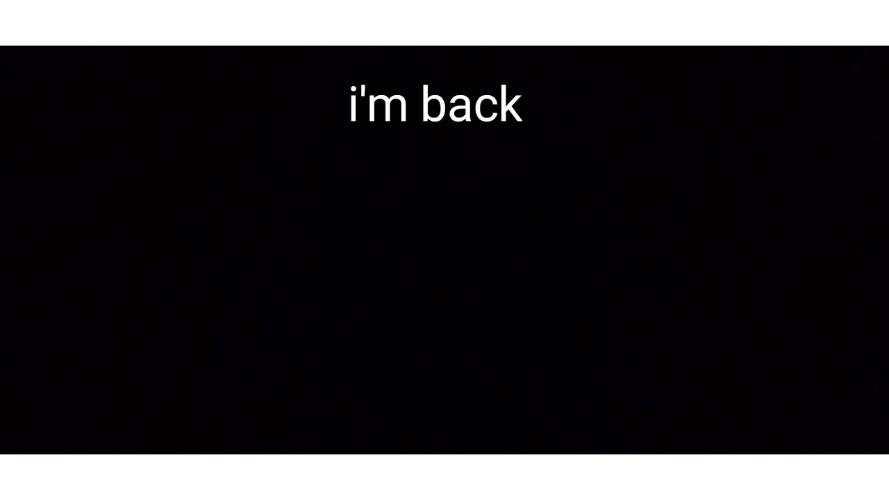 it's time to go back to YouTube - YouTube