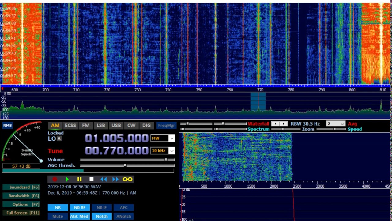 AM DX 770 WABC New York USA, heard in Finland - YouTube
