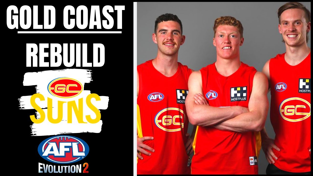 Gold Coast FC Rebuild (Live Stream PART 1) - AFL Evolution 2 - YouTube