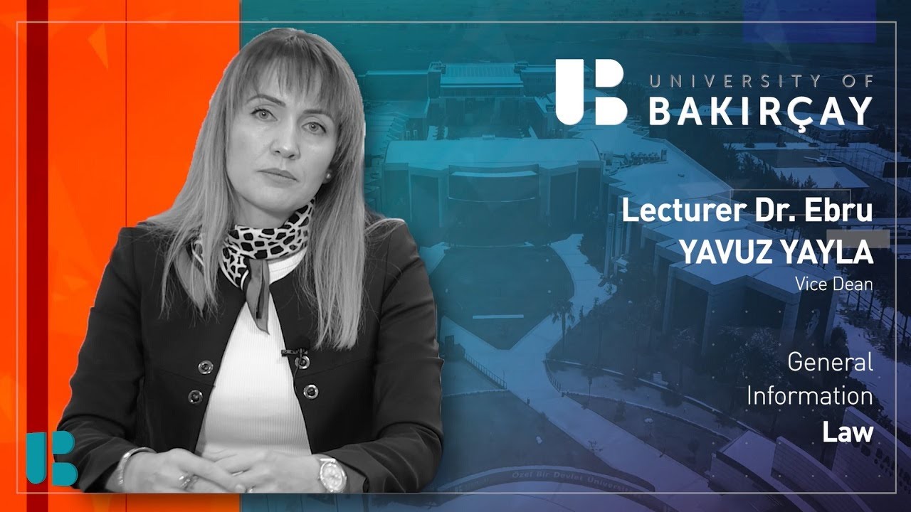 Lecturer Dr. Ebru Yavuz Yayla - Law - YouTube