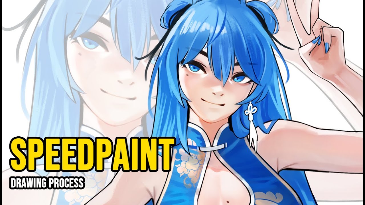 Speedpaint [ Paint Tool Sai 1 ] - YouTube