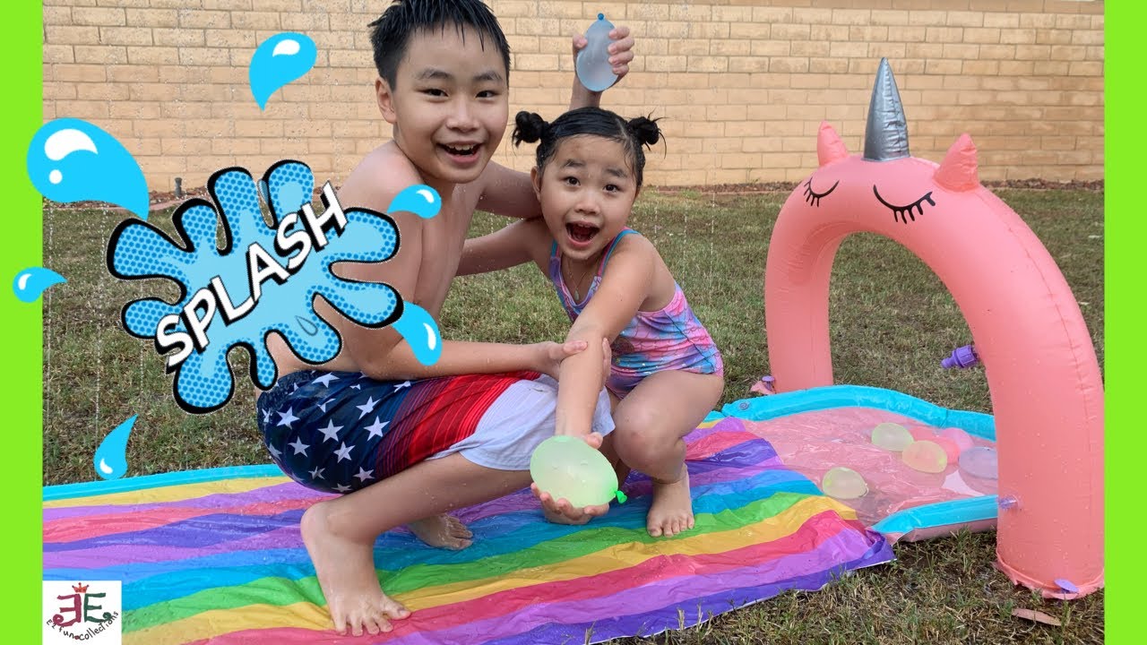 HOW THE KIDS ARE COOLING OFF IN THE SUMMER? | Kids Outdoor Fun | Summer ...
