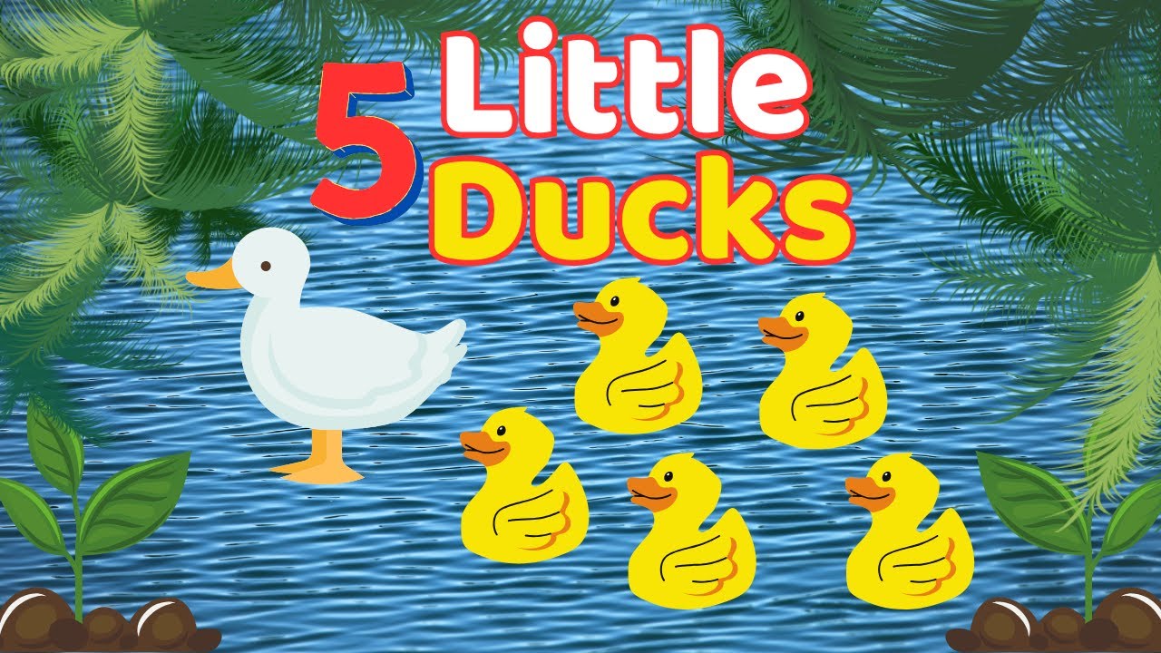 5 Little Ducks Nursery Rhyme - YouTube