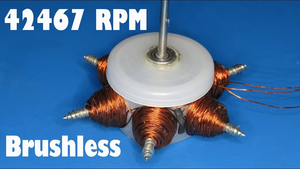 42476 RPM ultra high speed brushless motor , Super strong DC sensorless ...