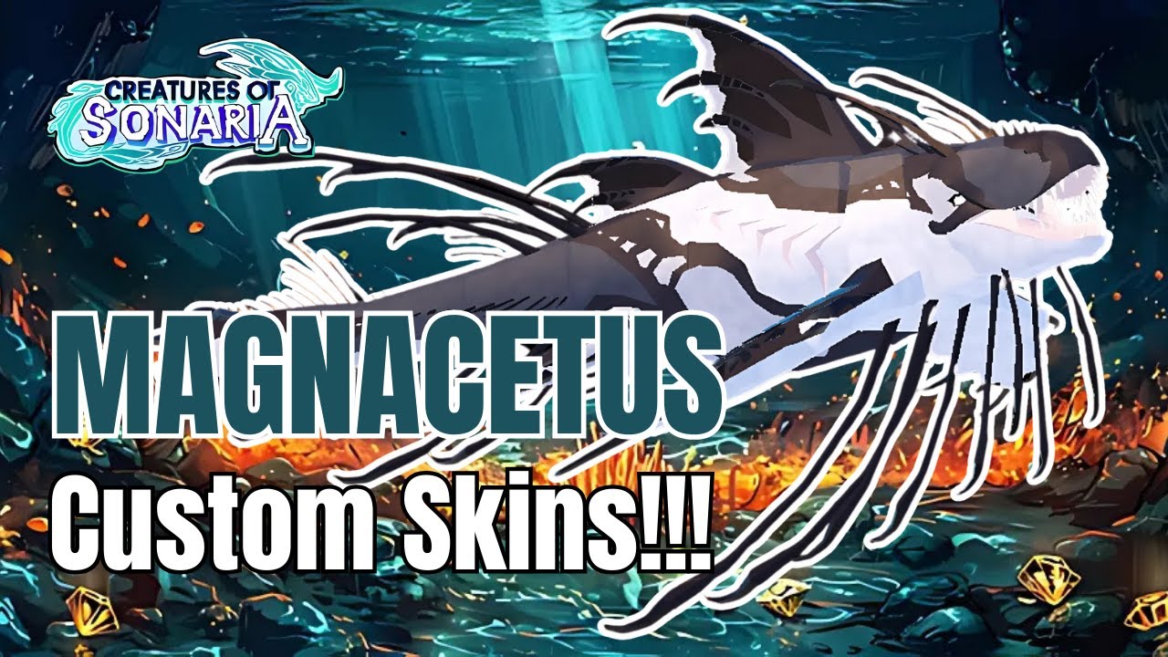 MAGNACETUS Skin Ideas! | Creatures of Sonaria - YouTube