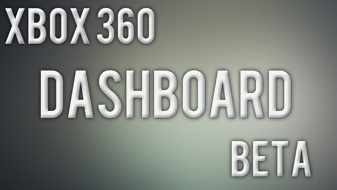 How to get the new Xbox 360 Dashboard Beta - YouTube