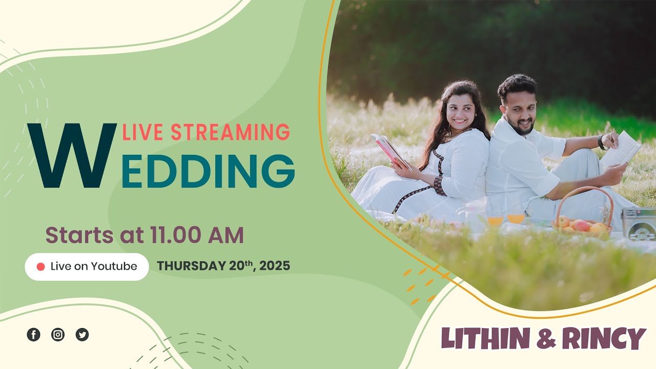 LITHIN 💕 RINCY // WEDDING LIVE STREAMING // 20.11.2025 - YouTube