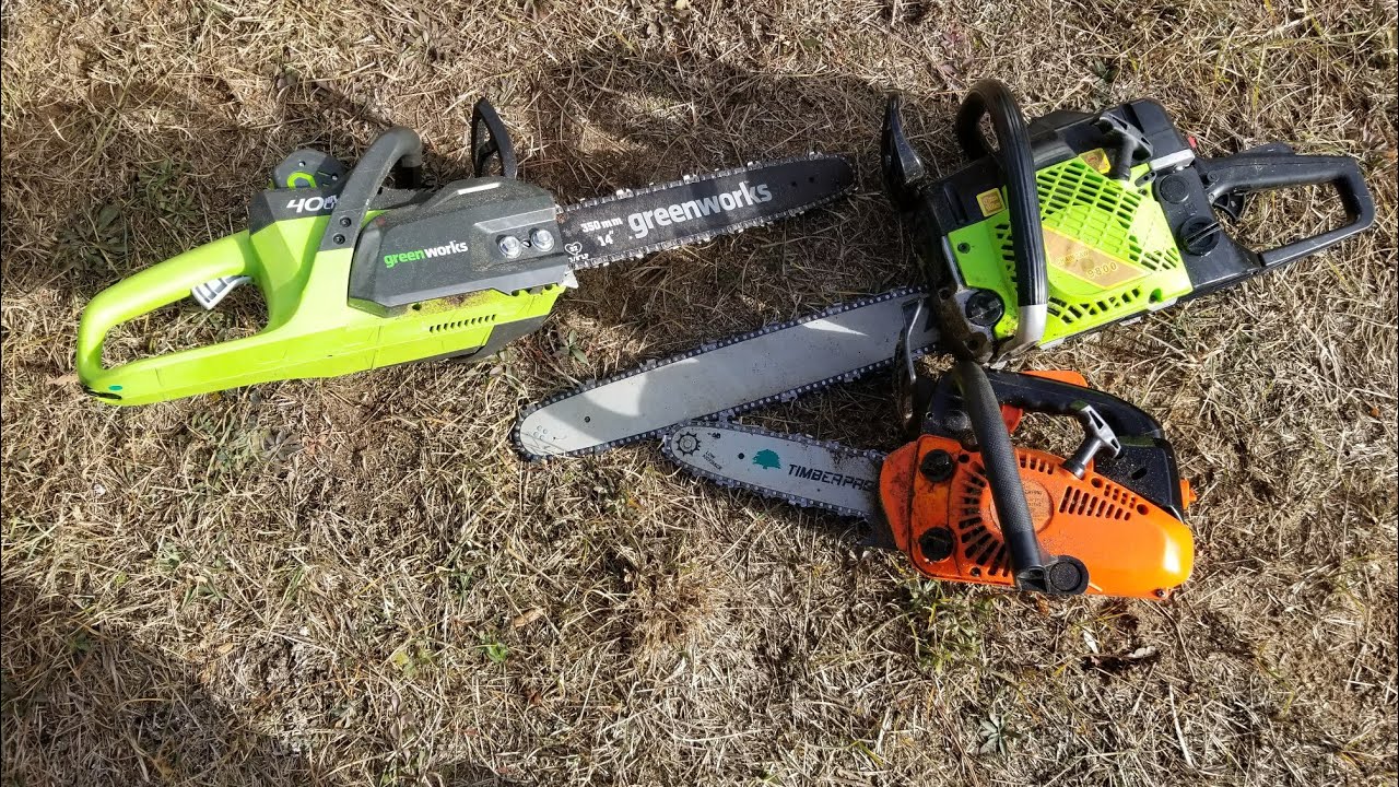 Chainsaw Speed Shootout: TimberPro CS2500 Vs Generic 45cc Chinese ...