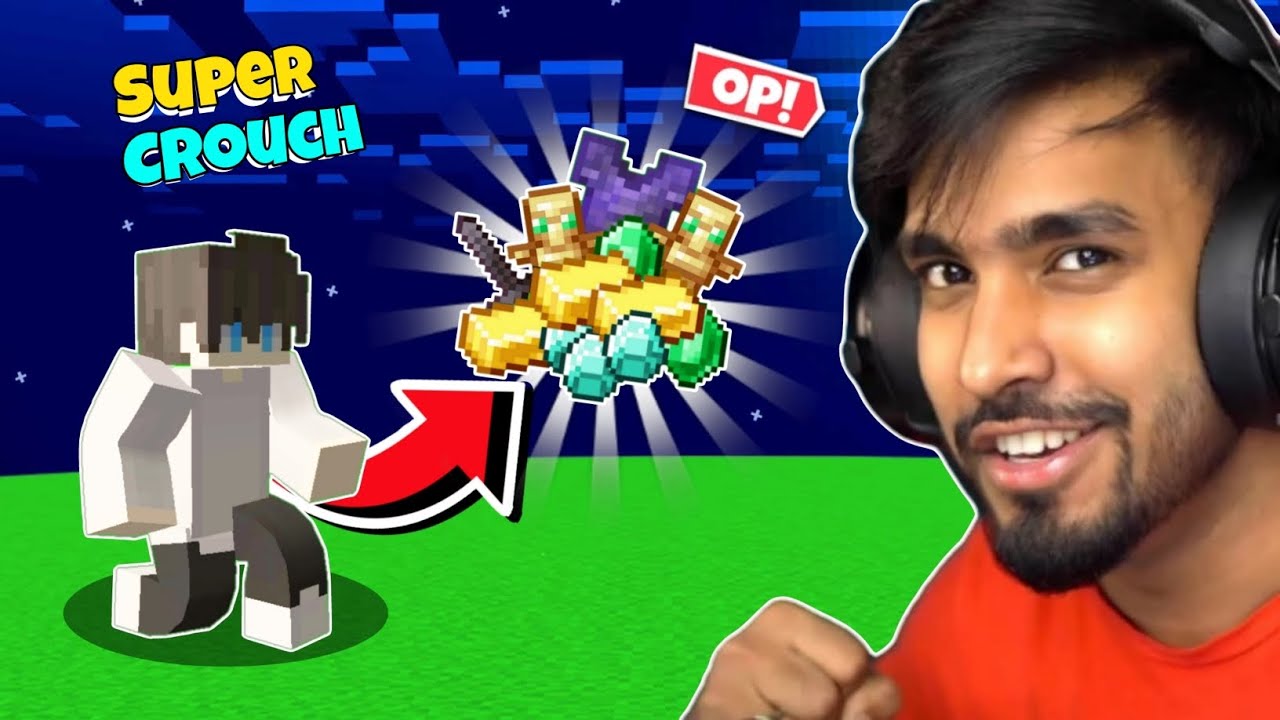 Minecraft but if i crouch i got op items|Minecraft|itsfaraaz - YouTube