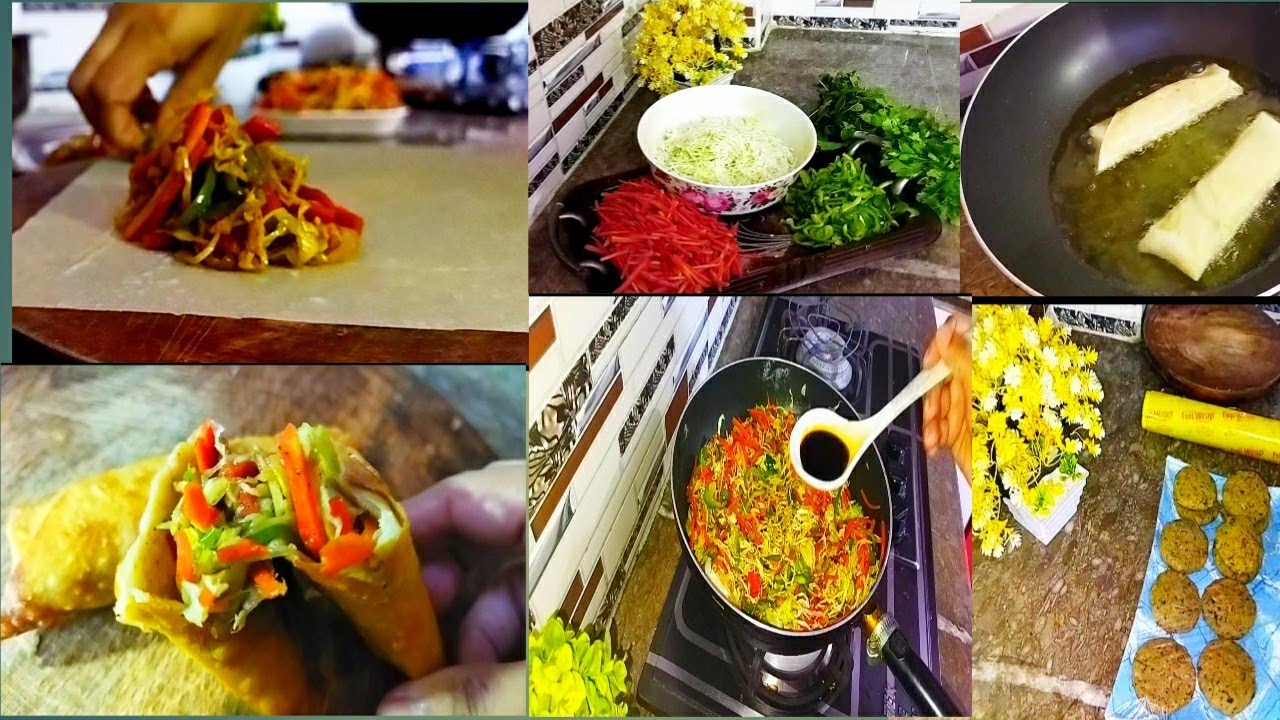 Ramzan recipe | Spring Roll | Shami kabab | make and freeze recipe ...