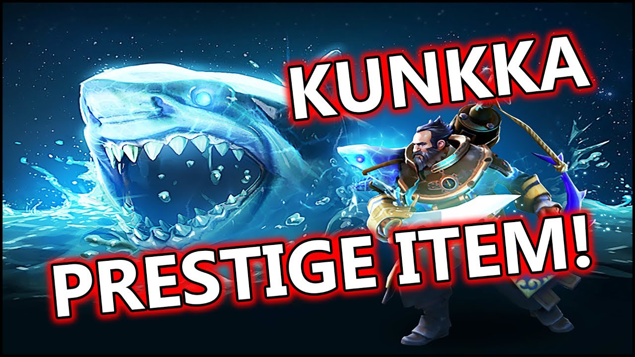 NEW Kunkka Prestige Item! - YouTube