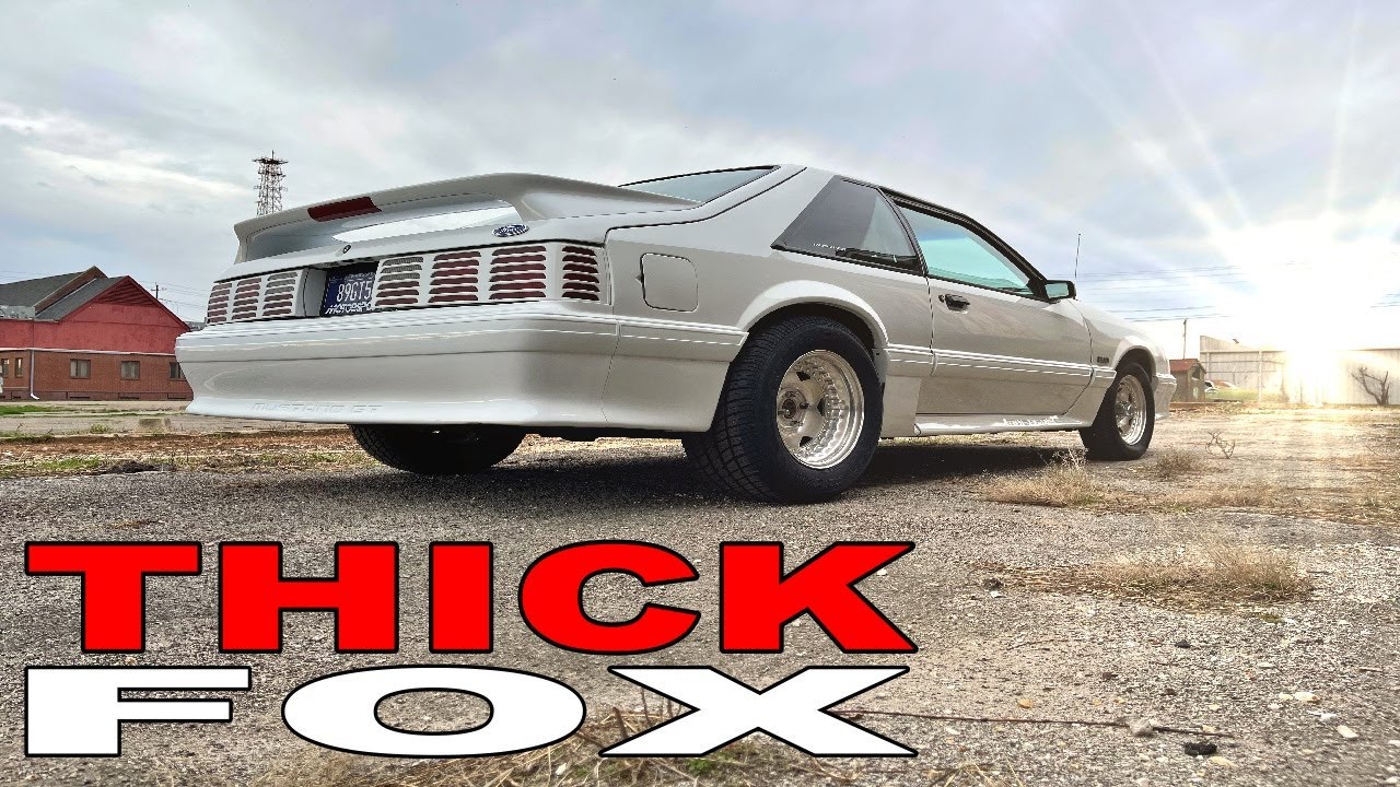 Giving my fox body the proper 90's drag stance on 3's & 8's *THICK FOX ...
