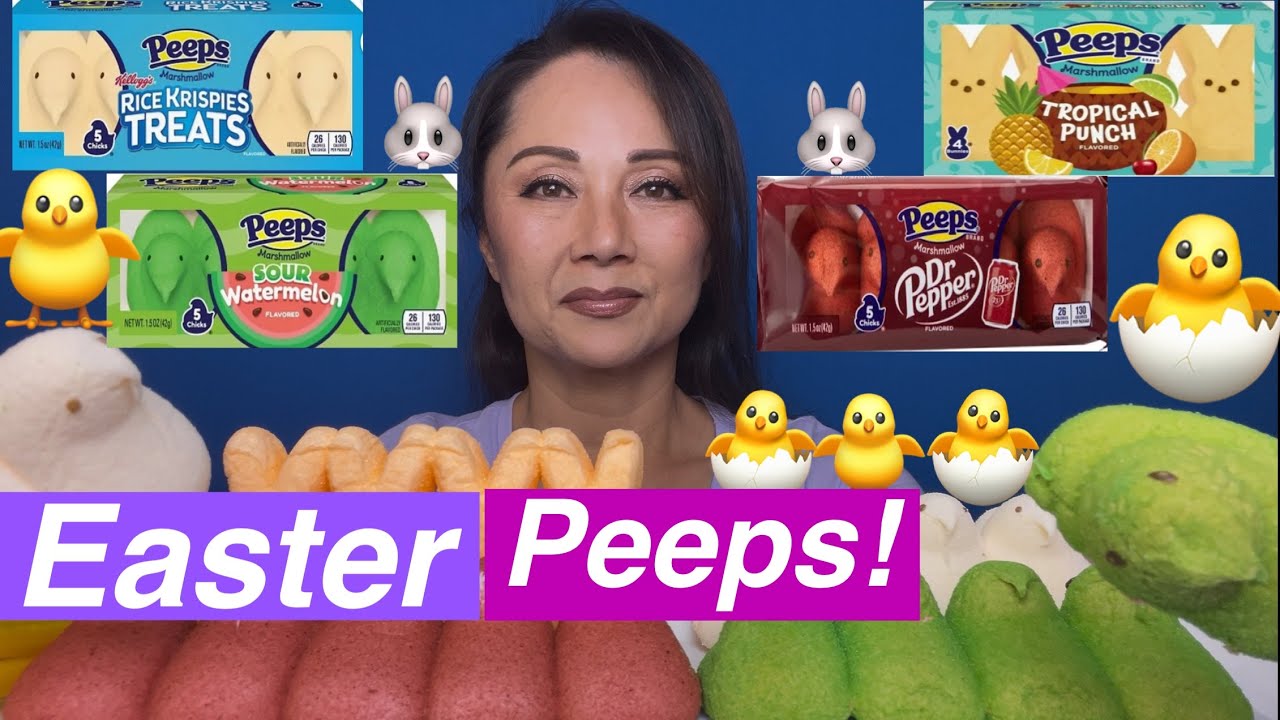 CLICK BELOW TO ORDER: TRYING THE MOST BIZARRE PEEPS FLAVORS FOR EASTER ...