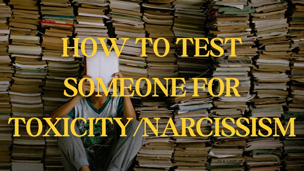 Test for a toxic/narcissist/psychopath around you #empowerment # ...