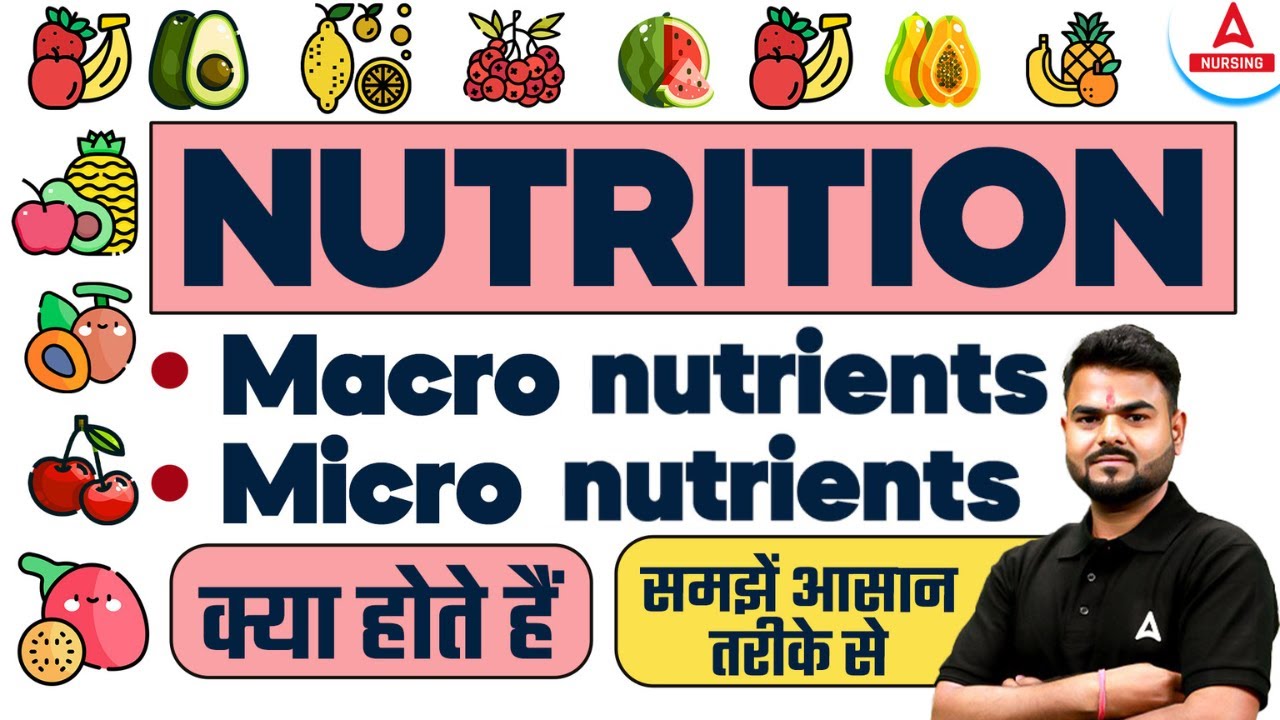 Nutrition: Micro and Macro Nutrients Explained | क्या होते हैं? समझें ...