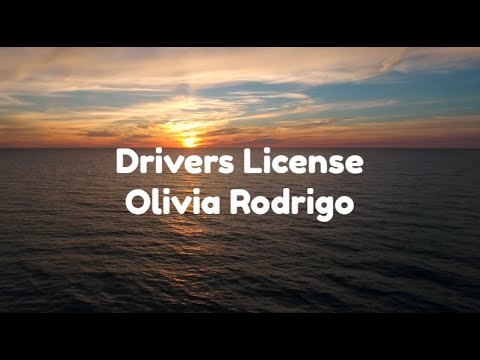 Olivia Rodrigo - Drivers License (Lyrics)