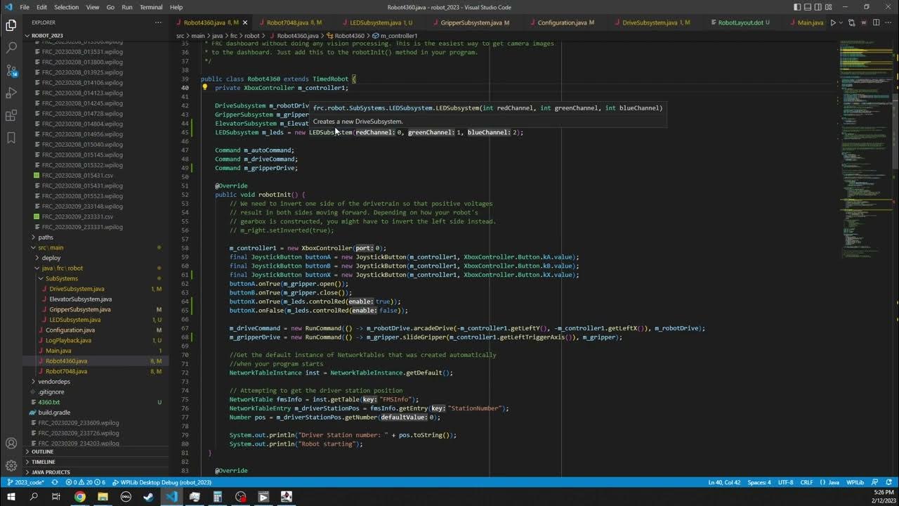 FRC Command Based Programming 2023 - YouTube