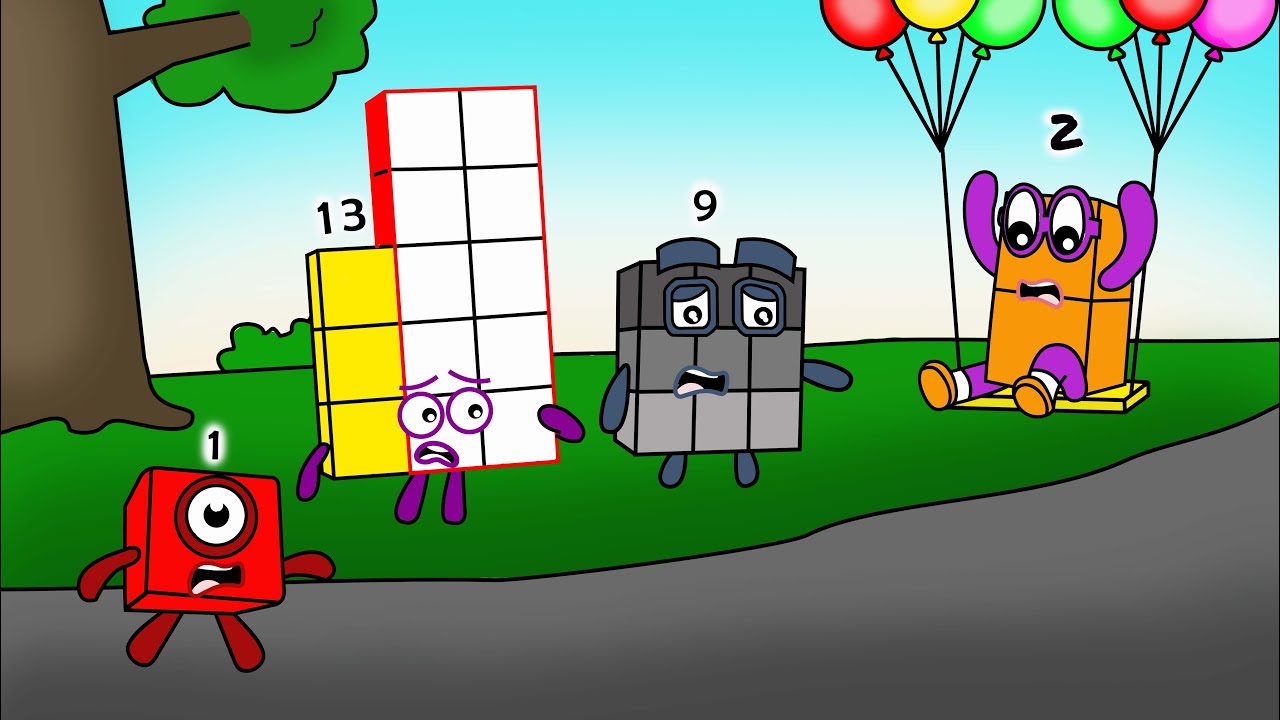 Numberblocks 2 Lands Safely After Balloon Overshoot - Numberblocks ...