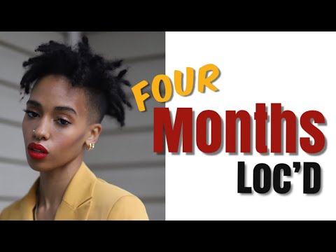 Semi Freeform 4 Month Loc'd Journey | The ugly stage + more - YouTube