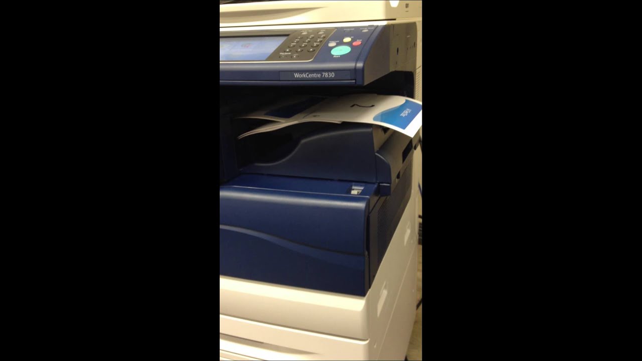 Xerox WorkCentre 7830 - YouTube
