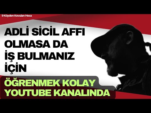 10. YARGI PAKETİ 31 TEMMUZ YASASI FOS ÇIKTI | ADLİ SİCİL AFFI YOKSA DA ... #infaz