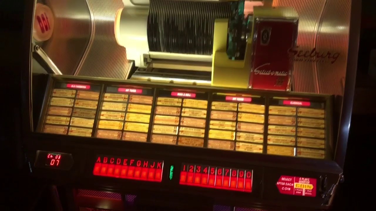 1955 Seeburg J-100, Modded with a Sound Leisure 80 select CD Mechanism ...