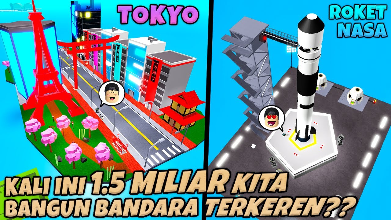 AKHIRNYA!! Kita BERHASIL Bangun Kota TOKYO, ROKET NASA, Dan PESAWAT ...