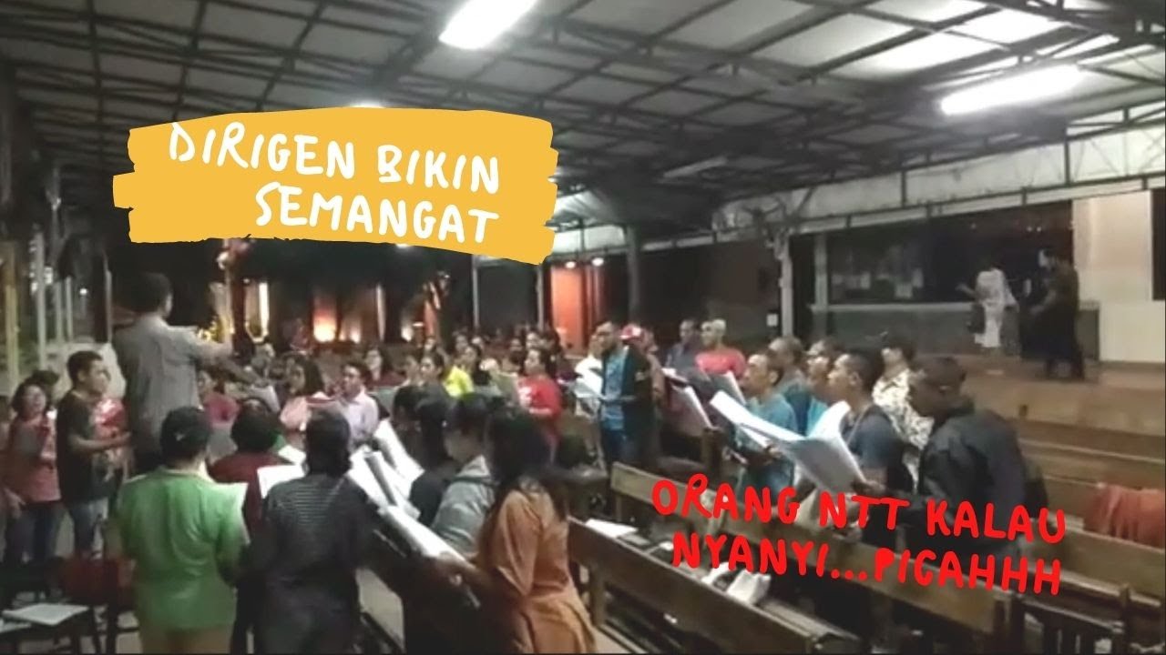Heboh..Masyarakat NTT di Jakarta nyanyi lagu Mari Bersyukur Kepada ...