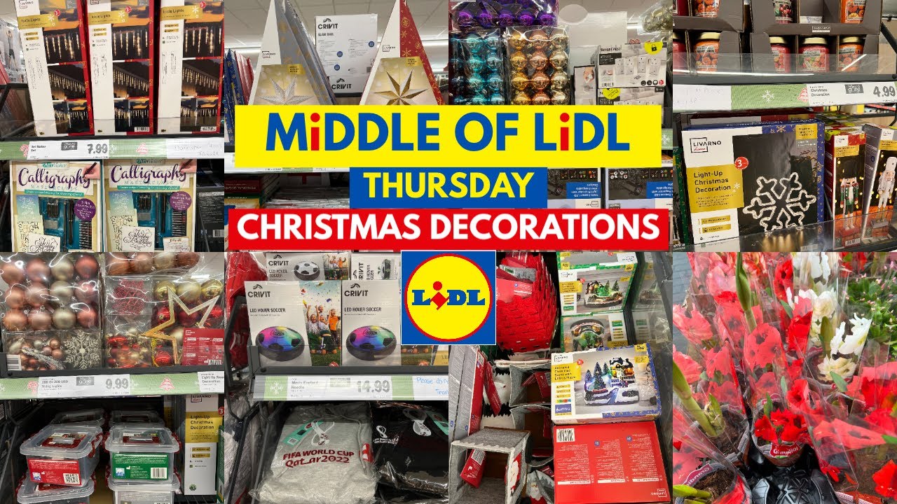 WHAT’S NEW IN MIDDLE OF LIDL CHRISTMAS COLLECTIONS THIS WEEK 10 NOV ...