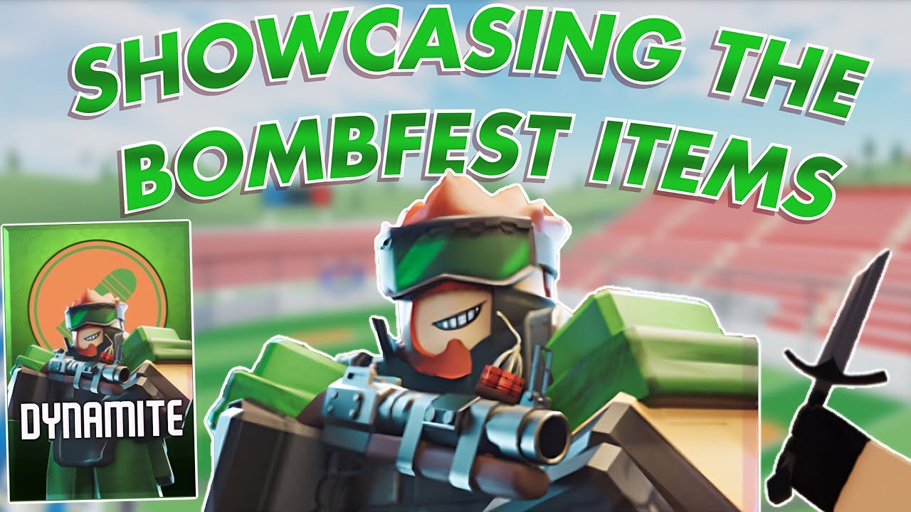 SHOWCASING THE BOMBFEST ITEMS IN ROBLOX ARSENAL! - YouTube