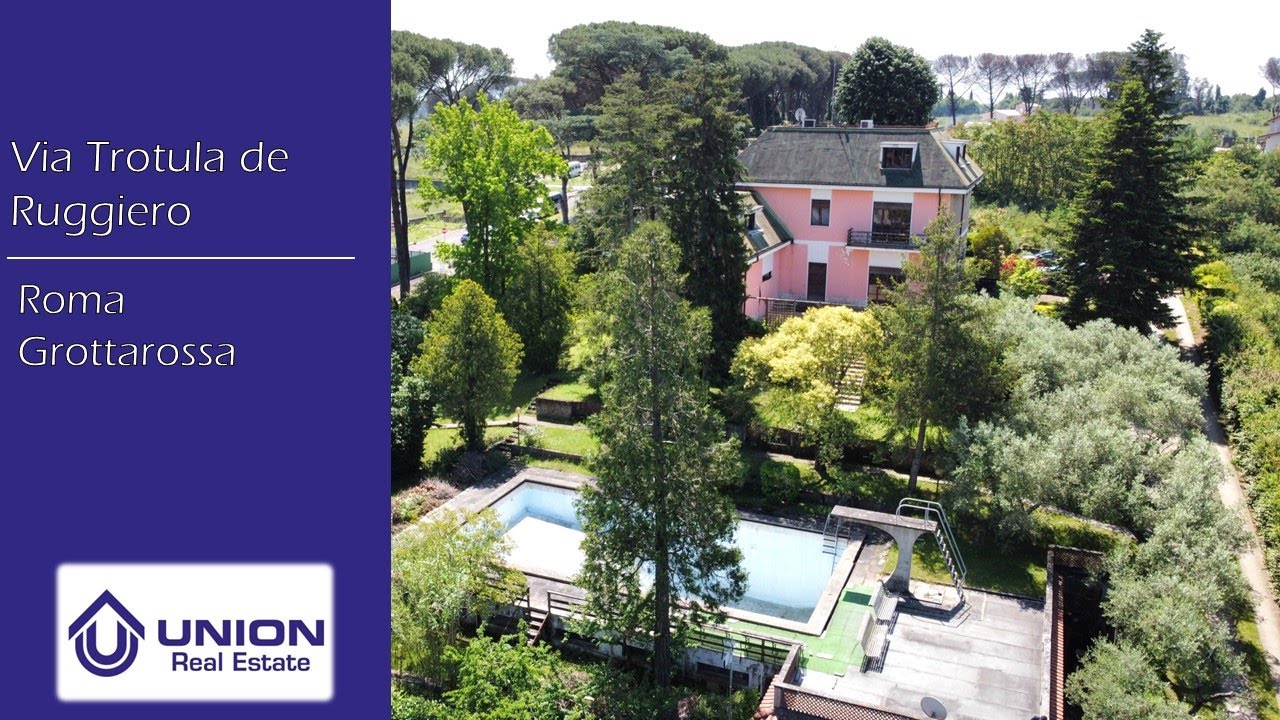 Drone Villa Via Trotula De Ruggiero - ROMA - Grottarossa - YouTube