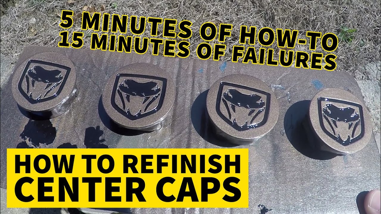 Cheapest Viper: How to Paint Center Caps - YouTube