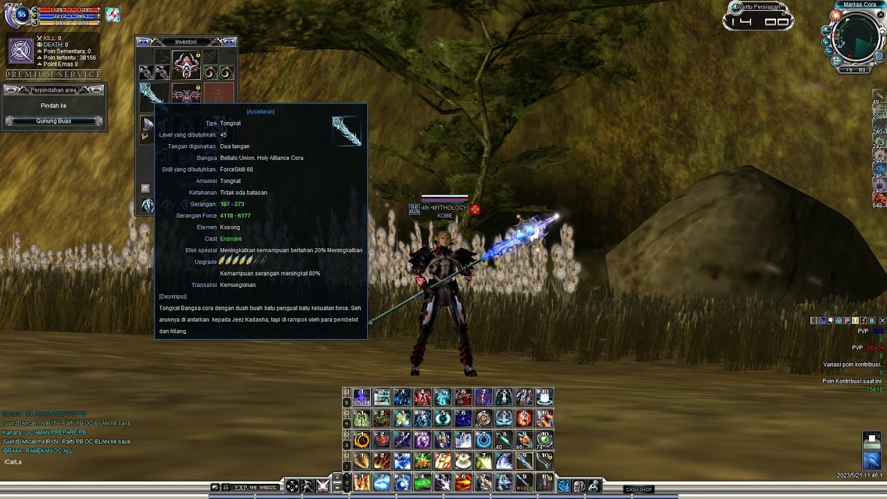 RF ORIGIN RUSUH PAKE ARMOR SS STRONG WEAPON RELIC STAFF +5. GWURIHH ...