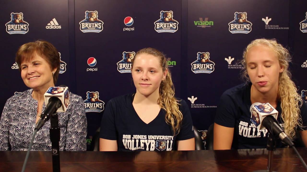 Post-Game Interview | Women's Volleyball | BJU vs TFC - YouTube