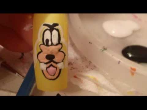 GOOFY nail art tutorial - YouTube